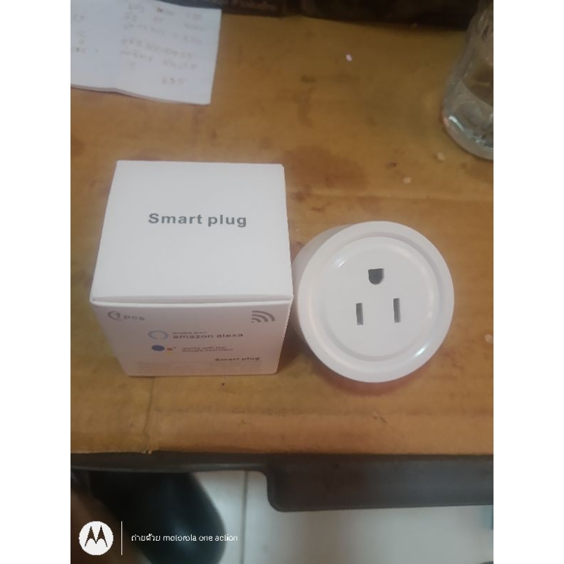 ปลั๊กไฟ wifi tuya ยี่ห้อ smart socket และ eaker (สินค้ามือสอง) | Shopee Thailand