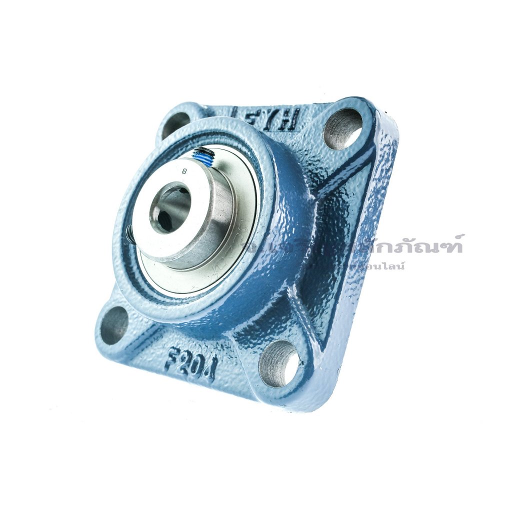 ตลับลูกปืนตุ๊กตาหน้าแปลนสี่เหลี่ยม หน่วยนิ้ว Square Flanged Ball Bearing Unit FYH ขนาดเพลา 1/2 ...