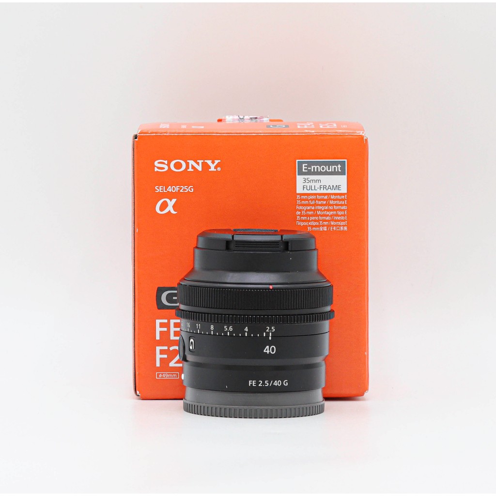Sony FE 40mm F/2.5G (SEL40F25G) [ประกันศูนย์เหลือถึง 15.05.24] | Shopee Thailand