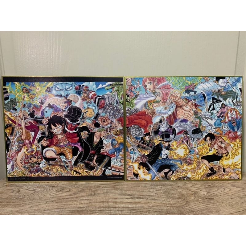 แผ่นขอลายเซ็นชิกิชิ (แผ่นใหญ่) รวม 100 Scenes จากเรื่อง "One Piece ...