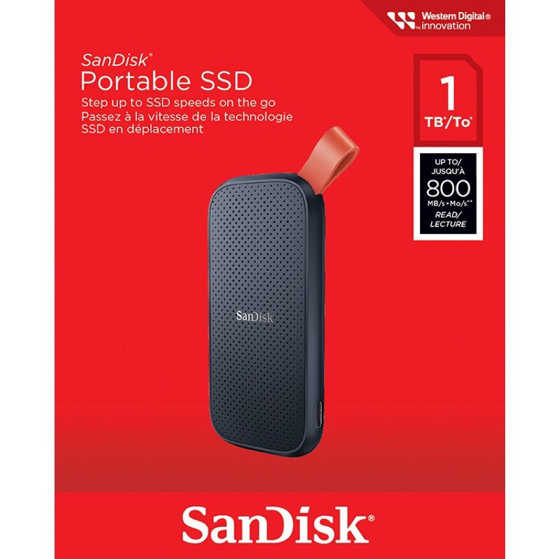 SanDisk Portable SSD 1TB ไดรฟ์แบบพกพา (SDSSDE30-1T00-G26 )รับประกัน 3 ...