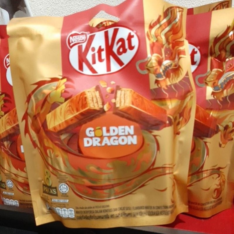 Nestle Kit Kat Golden Dragonรสส้ม | Shopee Thailand