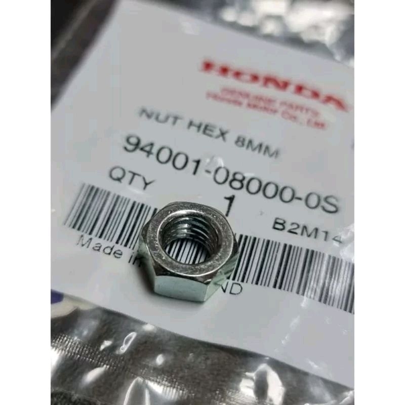 น็อตหกเหลี่ยมยึดน็อตขายึดจานเบรก HONDA ทุกรุ่น 94001-08000-0S | Shopee ...