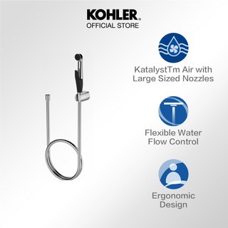 KOHLER Luxe hygiene spray w/hose and fixed wall bracket สายฉีดชำระรุ่น ...