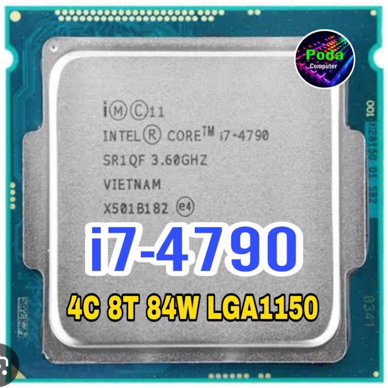 ซีพียู CPU Intel Core i7-4790 4คอ 8เทรด 84W LGA 1150 ฟรีซิลิโคน1ซอง i7 4790 | Shopee Thailand