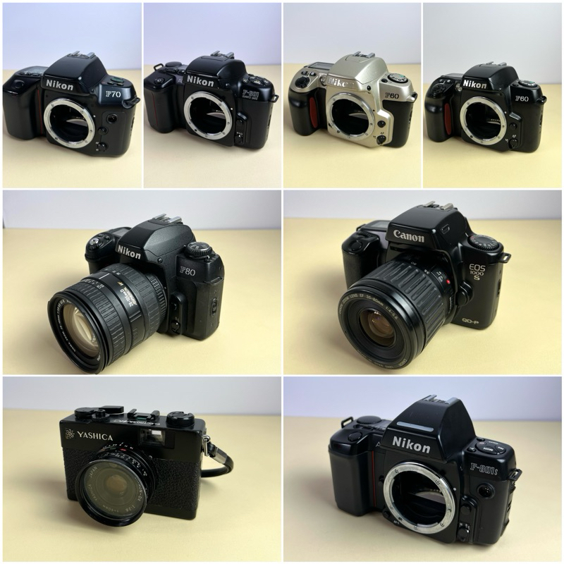 กล้องฟิล์ม Canon Pentax Nikon Minolta Contax อะไหล่ สะสม ตั้งโชว์เป็นพร ...