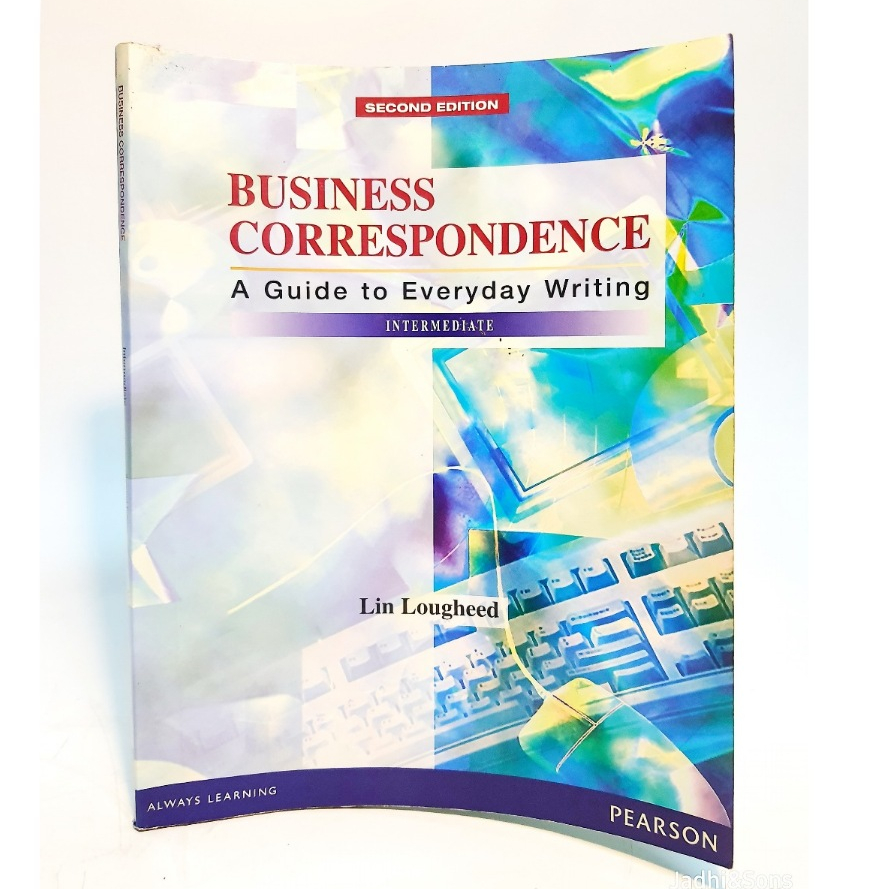 หนังสือการเขียนจดหมายธุรกิจเป็นภาษาอังกฤษ Business Correspondence A Guide to Everyday Writing ...