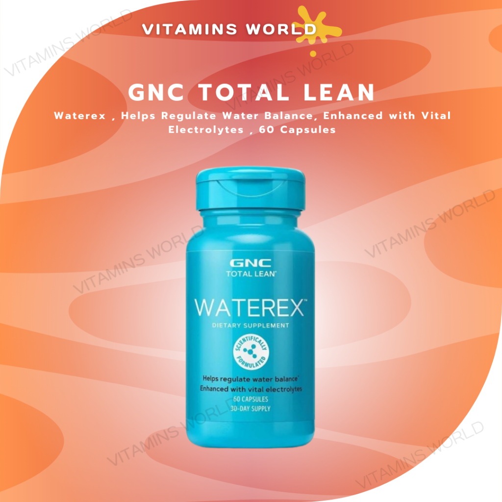 GNC Total Lean Waterex | Helps Regulate Water Balance, Enhanced with ...