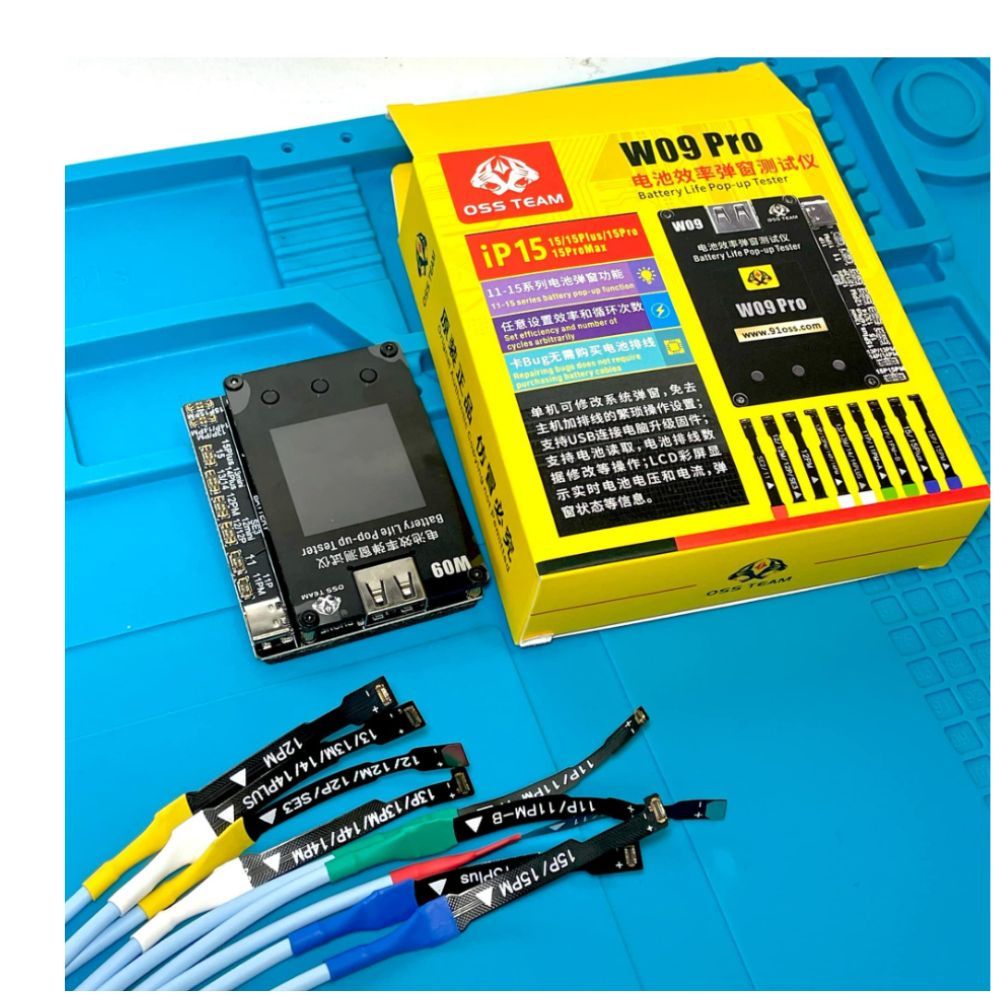 OSS TEAM W09 PRO(ไม่รองรับ IOS 17.4) เครื่องทดสอบประสิทธิภาพแบตเตอรี่ ...