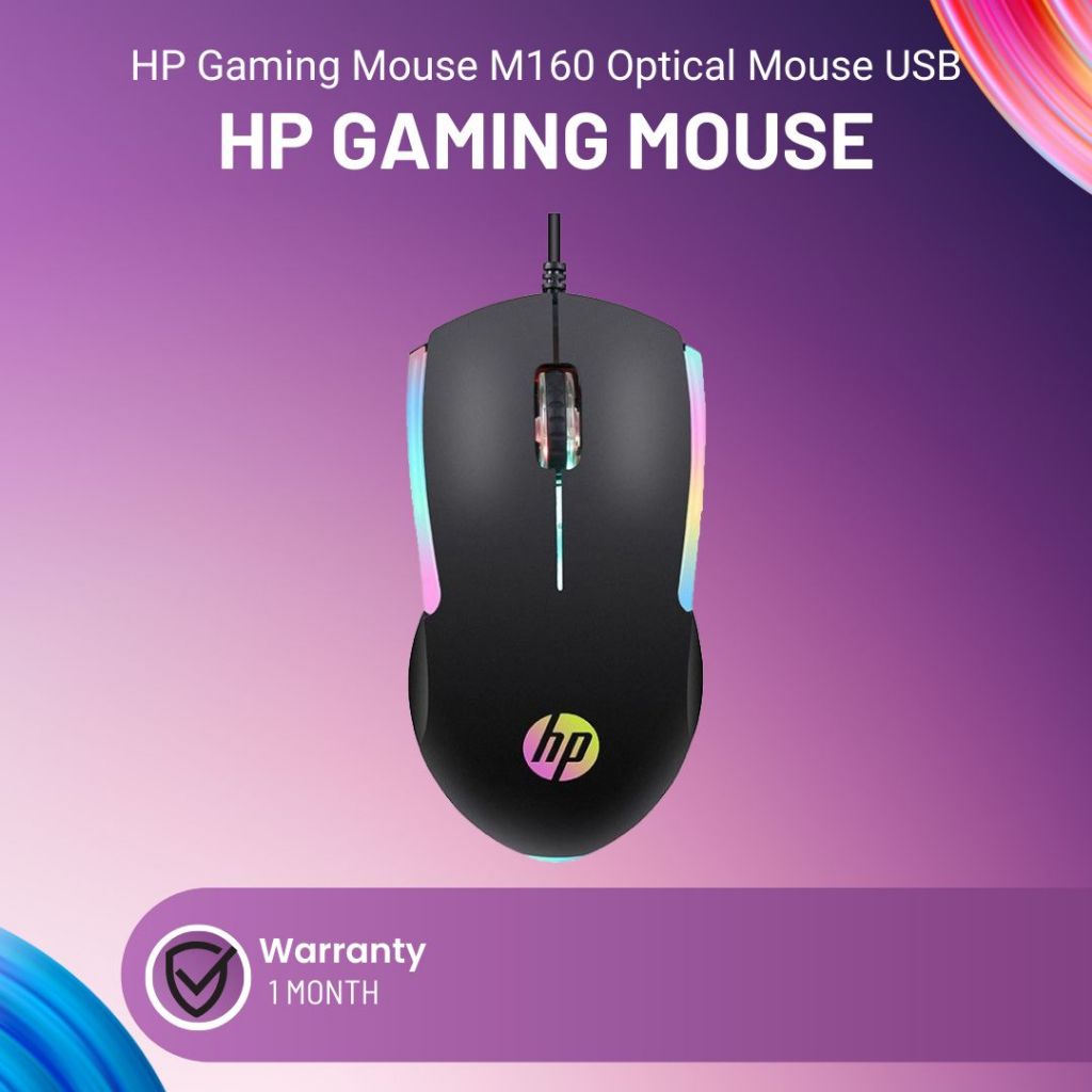 HP Gaming Mouse M160 Optical Mouse USB | Shopee Thailand