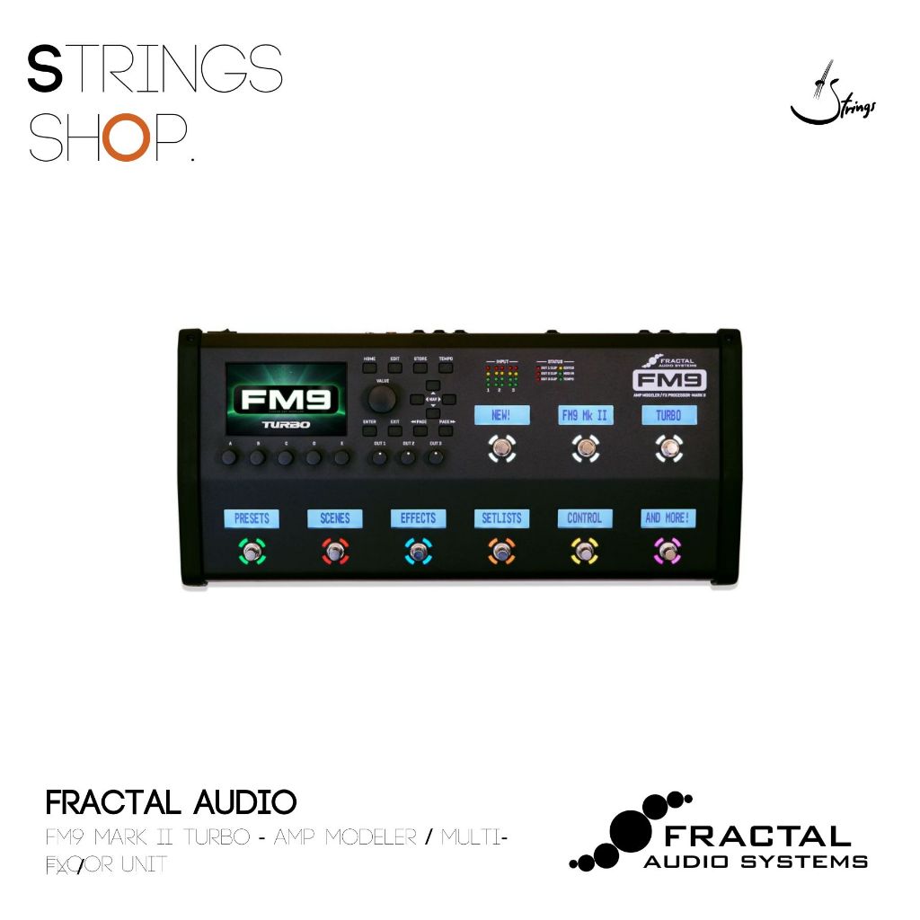เอฟเฟคกีตาร์ Fractal Audio FM9 Mark II Turbo - Amp Modeler / Multi-FX / Floor Unit | Shopee Thailand