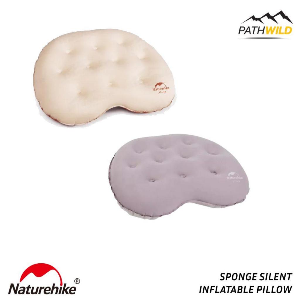 NATUREHIKE SPONGE SILENT INFLATABLE PILLOW หมอนเป่าลม เสริมฟองน้ำให้ ...