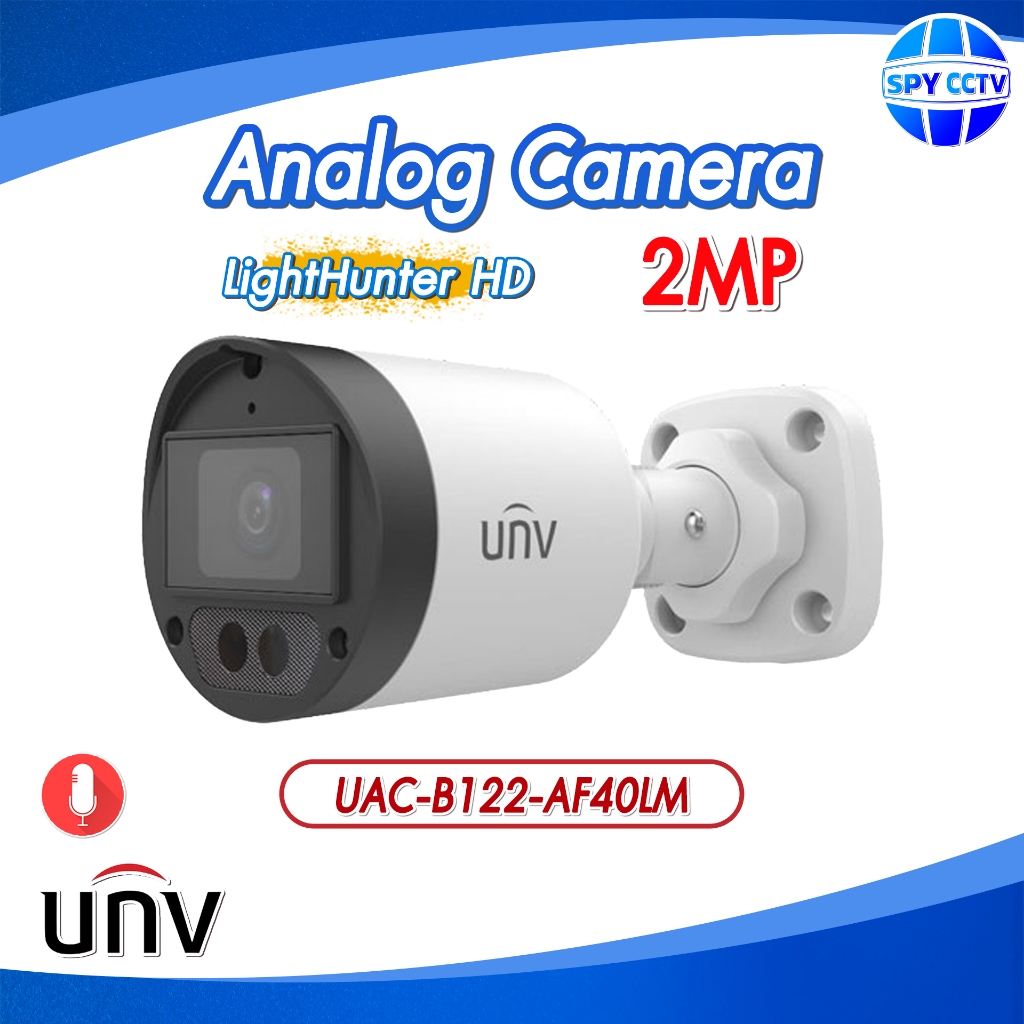 กล้องวงจรปิด UNV ความละเอียด 2MP รุ่น UAC-B122-AF40LM b122 b122af40lm | Shopee Thailand