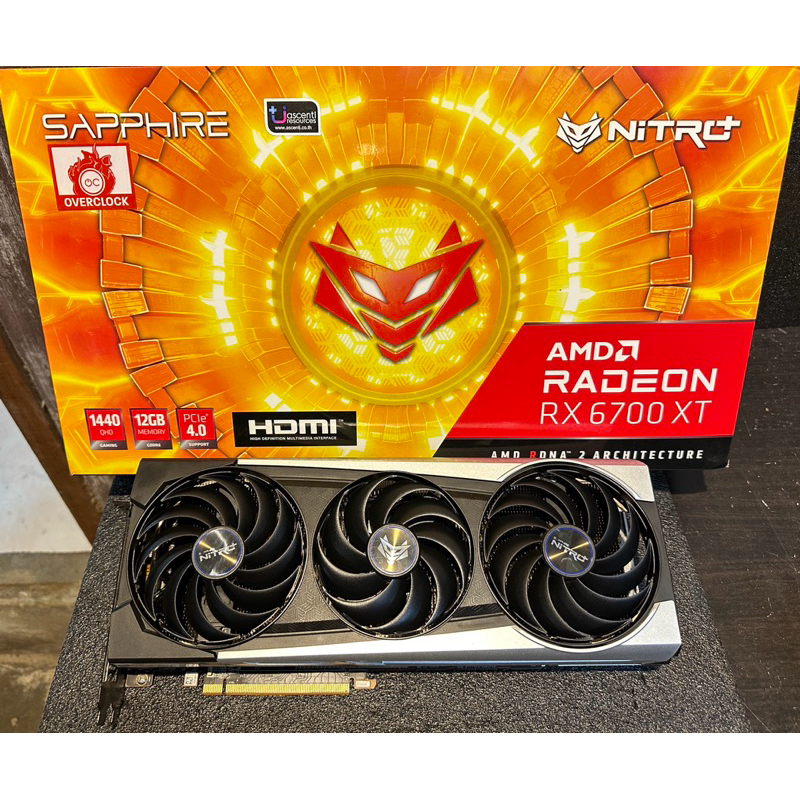 RX6700XT SAPPHIRE NITRO 12GB | Shopee Thailand
