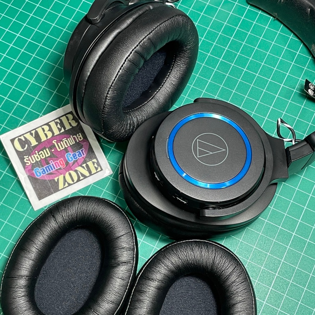 ฟองน้ำ Audio Technica ATH-M30x M40x M20x M50 M50x MSR7 DSR7BT MSR7NC MSR7SE Ath-PG1 ATH-AVA300 ...