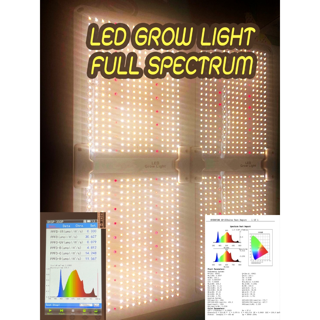 CBD LED Grow Light Full Spectrum Dimmable (หรี่แสงได้) - ไฟปลูก ไฟปลูก ...