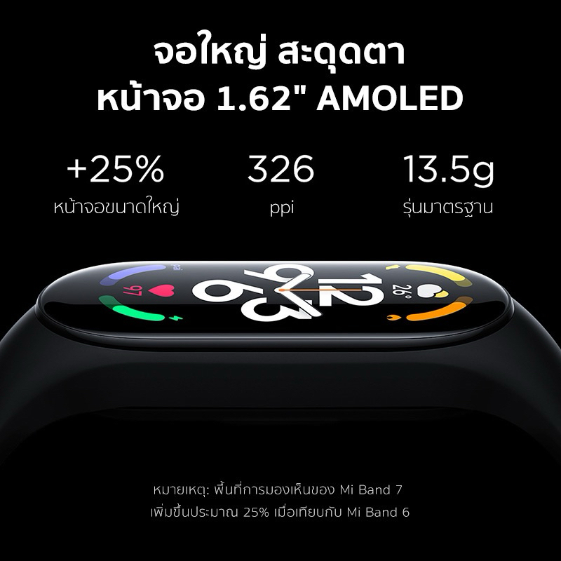 Xiaomi Mi Band 7 Thai SpO2 สมาร์ทวอทช์ Smart Watch band7 (ของแท้จาก ...
