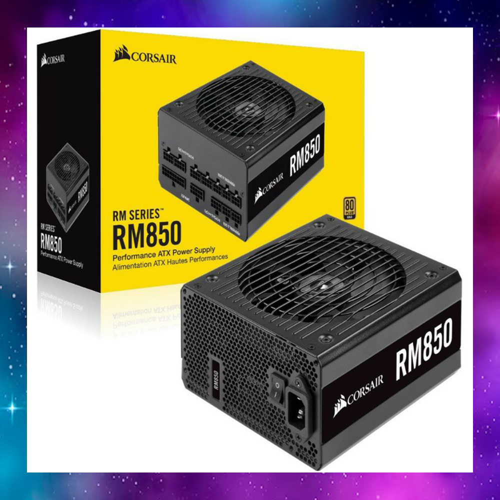 POWER SUPPLY (อุปกรณ์จ่ายไฟ) CORSAIR RM850 - 850W 80 PLUS GOLD สายครบ ...