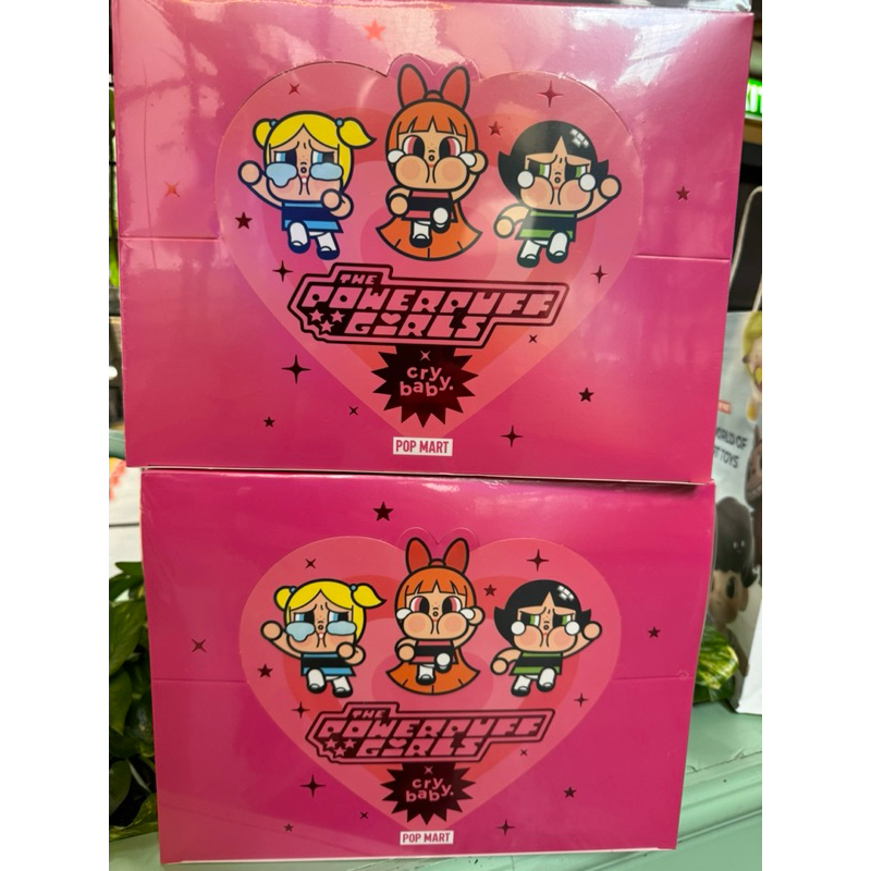 *พร้อมส่ง* ยกกล่อง ไม่แกะ Pop Mart CRYBABY × Powerpuff Girls กล่องใหม่ ...