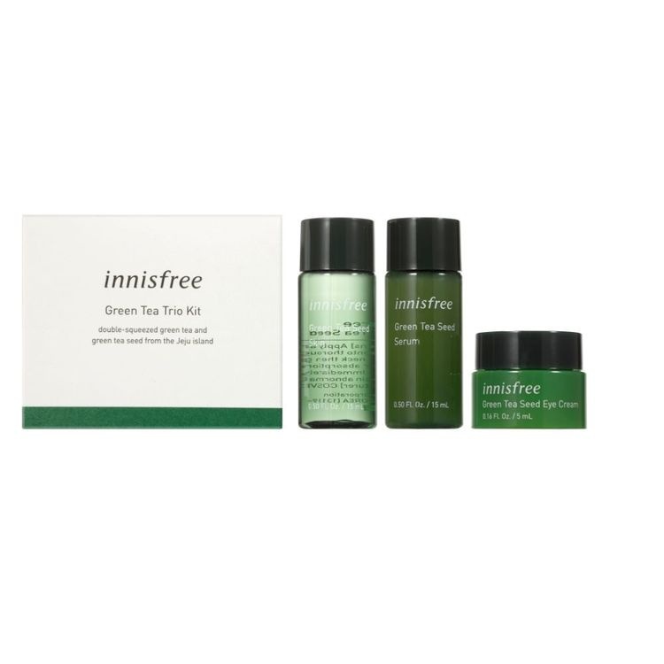 innisfree green tea seed moisture trio kit | Shopee Thailand