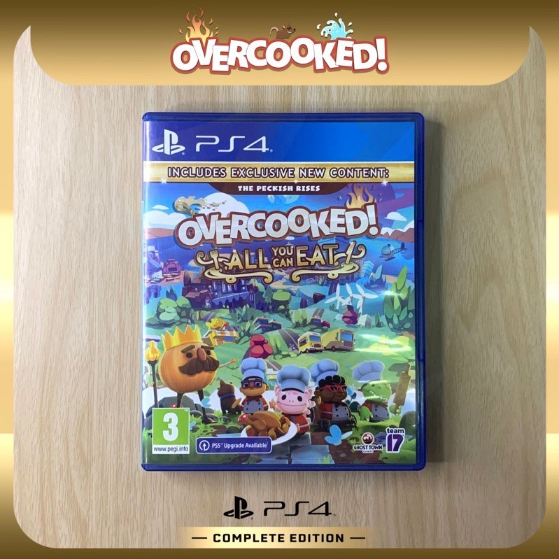 รวมแผ่นเกมส์ PS4 : Overcooked ภาค 1-2 (แผ่นเกมส์ มือ2) (สินค้าพร้อมจัด ...