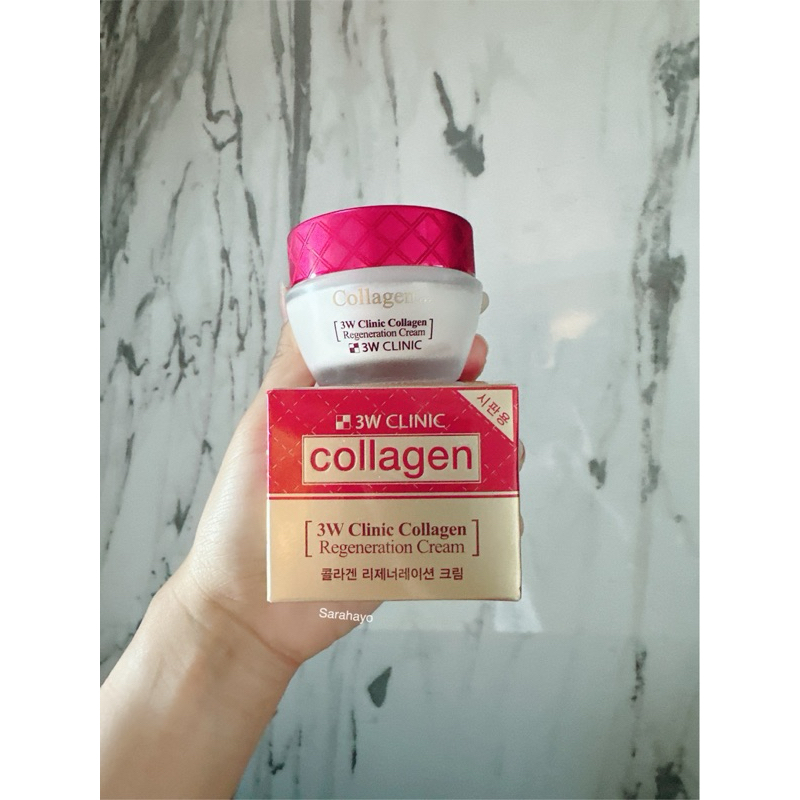 3W Clinic Collagen Regeneration Cream 60ml. ของแท้ | Shopee Thailand