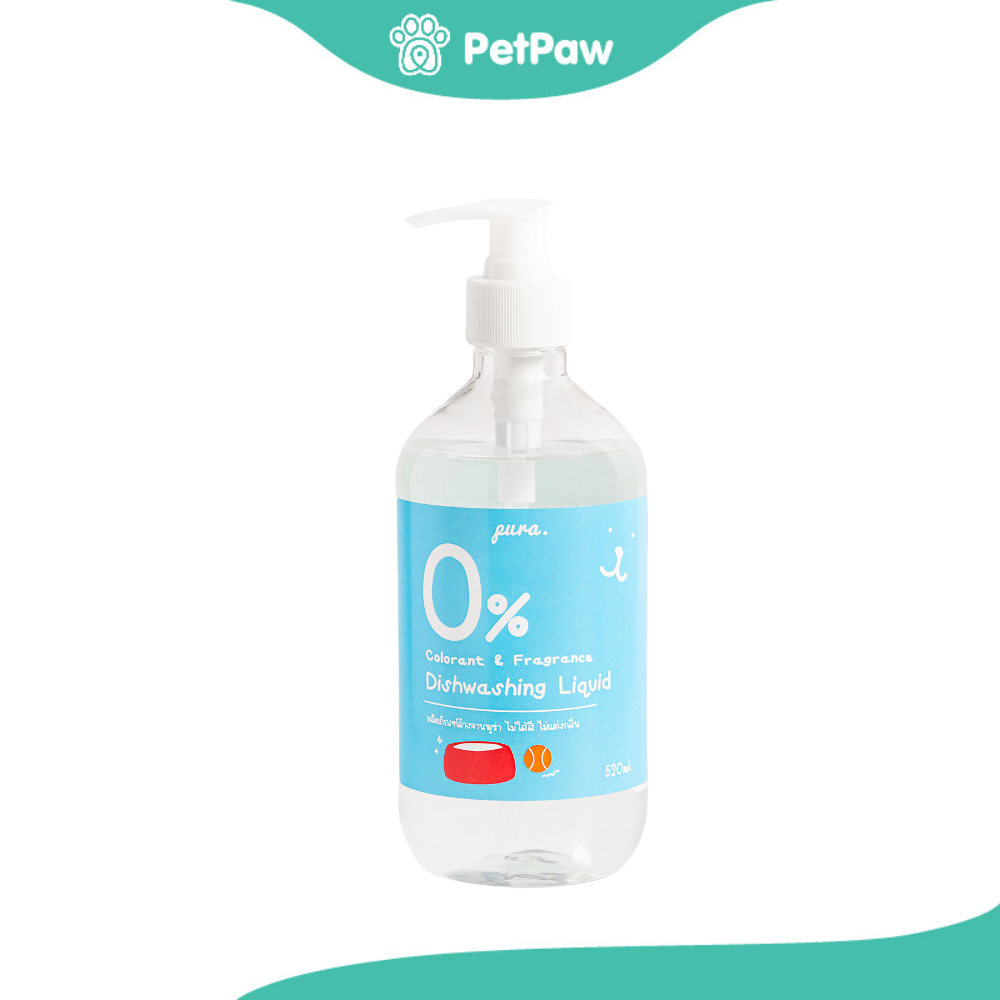 Pura Dishwashing Liquid for Pet พูร่าน้ำยาล้างจานสำหรับสัตว์เลี้ยง 520 ML | Shopee Thailand