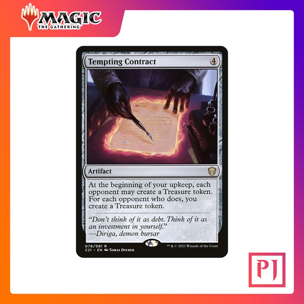 [MTG] Tempting Contract [C21] [ARTIFACT] [RARE] [NORMAL] [ENG] (การ์ดเมจิค / Magic the Gathering ...