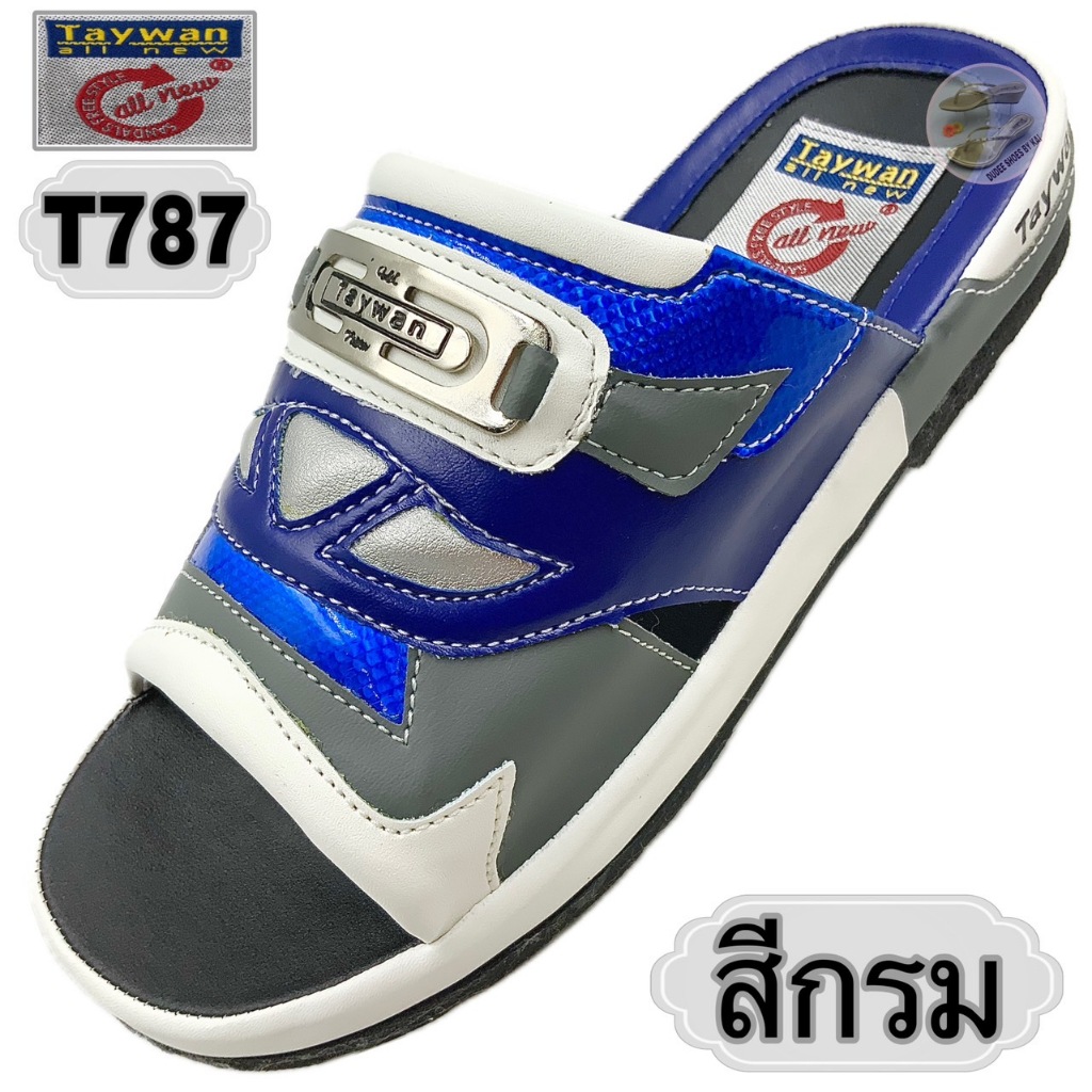 รองเท้าแตะแบบสวม TAYWAN (T787,พื้นหนา) (SIZE 36-47) | Shopee Thailand