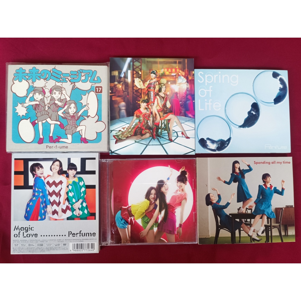 Perfume single ขายมัดรวม 6 Single CD+DVD ของวง Perfume | Shopee Thailand