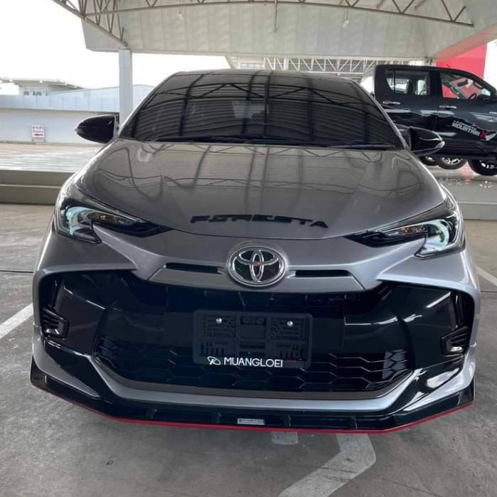 ชุดแต่ง TOYOTA YARIS HB 2023 สเกิร์ตหน้า/ข้าง/หลัง สปอยเลอร์/สปอยเลอร์ ...