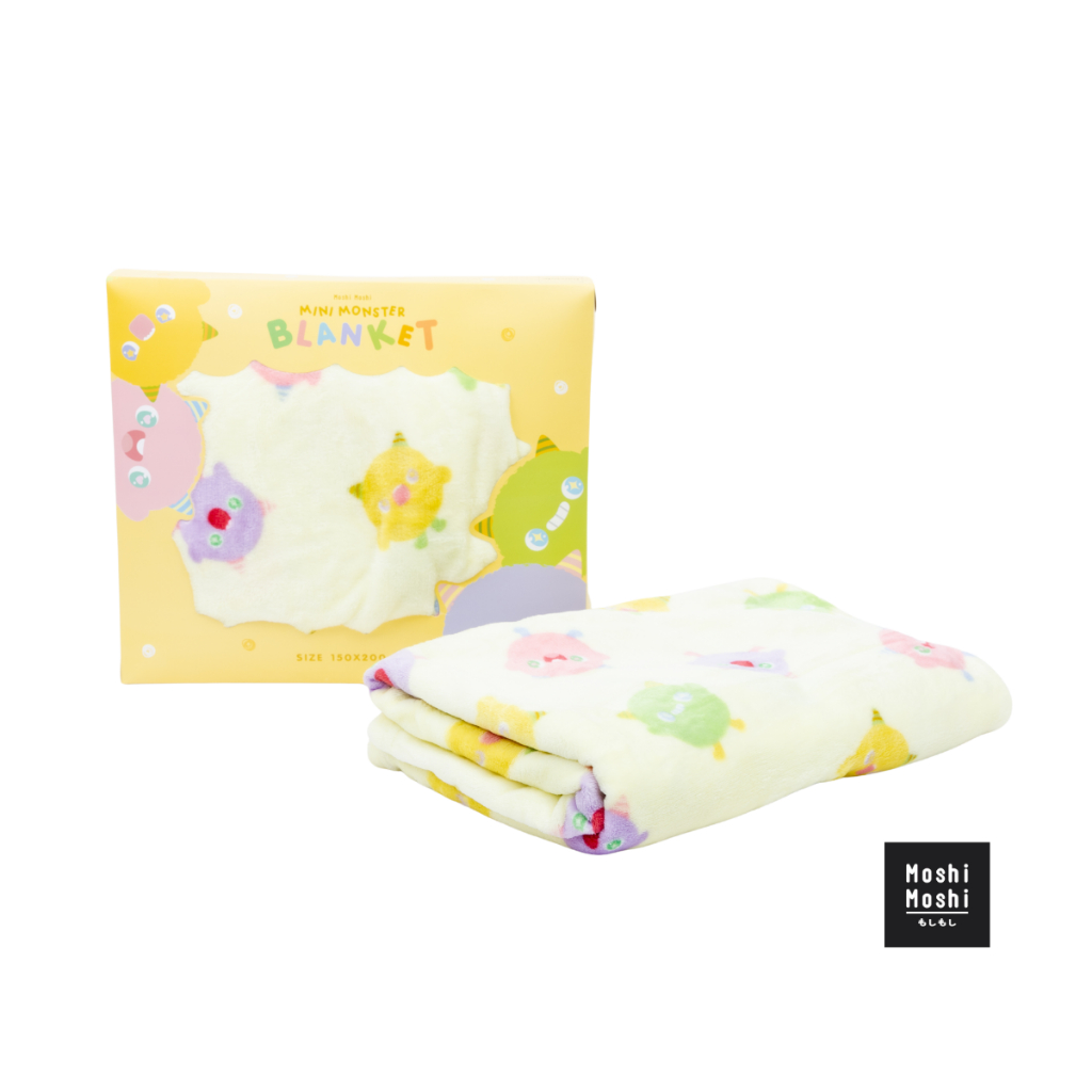 Moshi Moshi ผ้าห่มโมชิโมชิ ลาย Mini Monster ผ้าห่มขนนุ่ม รุ่น ...