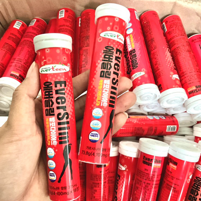 วิตามิน เม็ดฟู่ EVERTEEN EVERVITA PLUS ORANGE / LEMON (18เม็ด) แบบชง ...