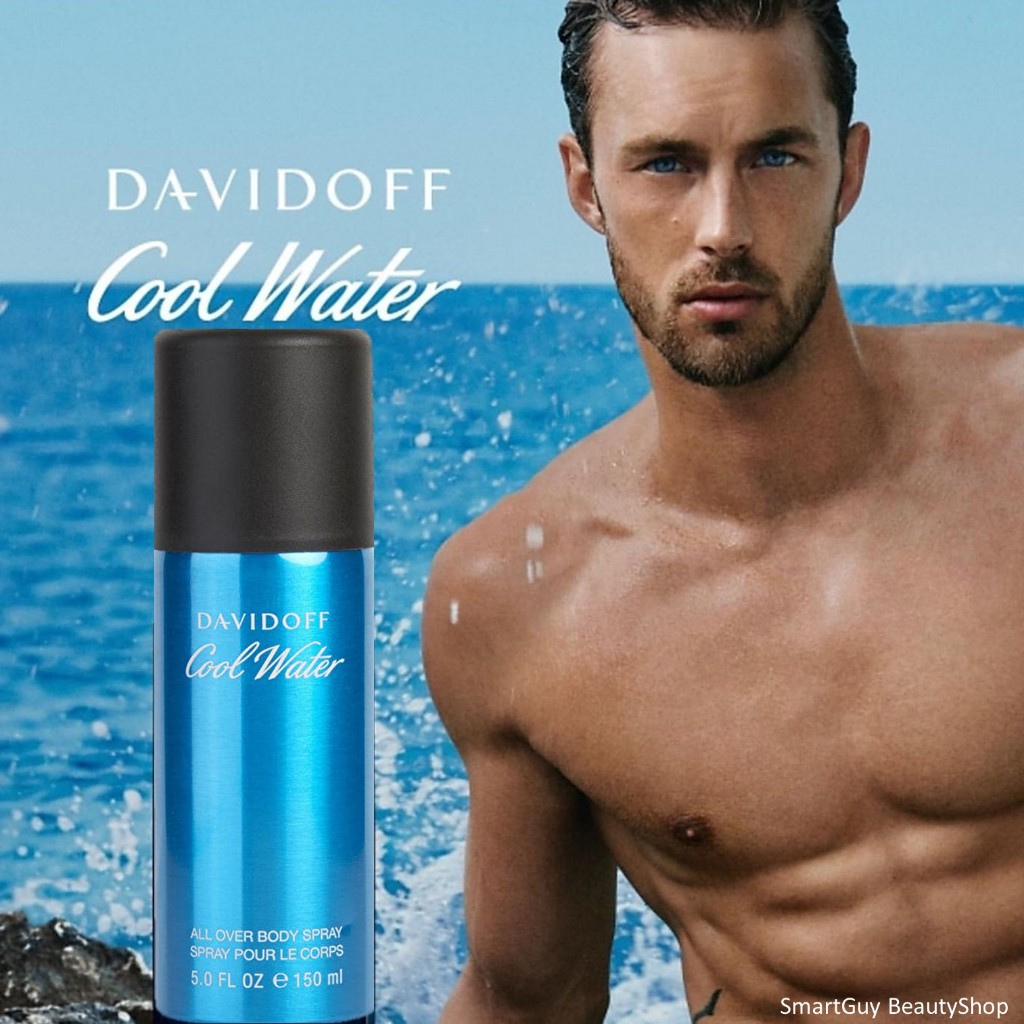 DAVIDOFF COOL WATER MEN ALL OVER BODY SPRAY 150ml สเปรย์น้ำหอมระงับ ...