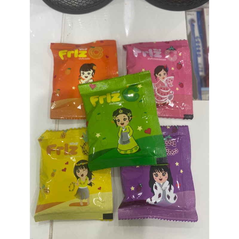 Friz-C วิตามินซี สำหรับเด็ก 5 รส แพ็คละ 20 ห่อ 50 บาท คละรส | Shopee ...