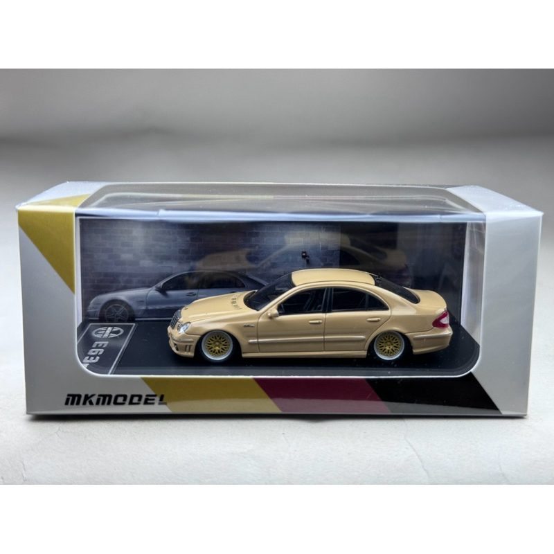 🔹Mercedes-Benz E63 Desert Yellow Lowride Scale 1:64 ยี่ห้อ MK | Shopee ...