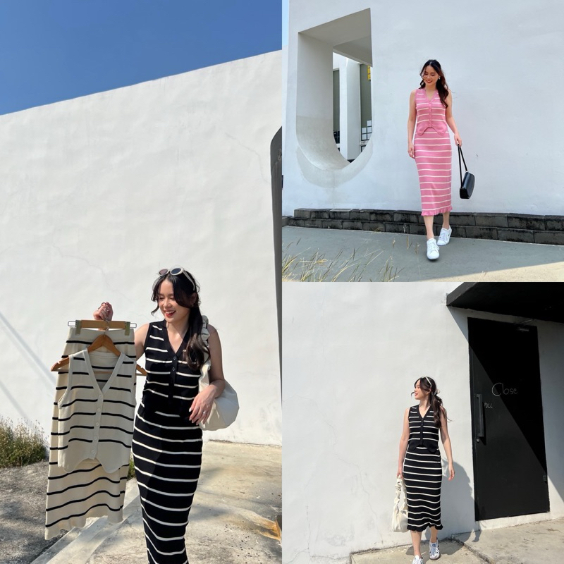 Missseed-เปิดตัวรุ่นใหม่ Bettina Set ลายทางสไตล์เกาหลี ดูดีมีเทสสุดๆ ...