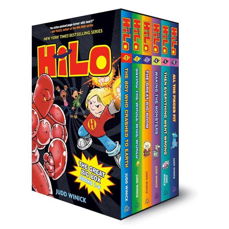 Hilo: The Great Big Box (Books 1-6): (A Graphic Novel Boxed Set) By ...