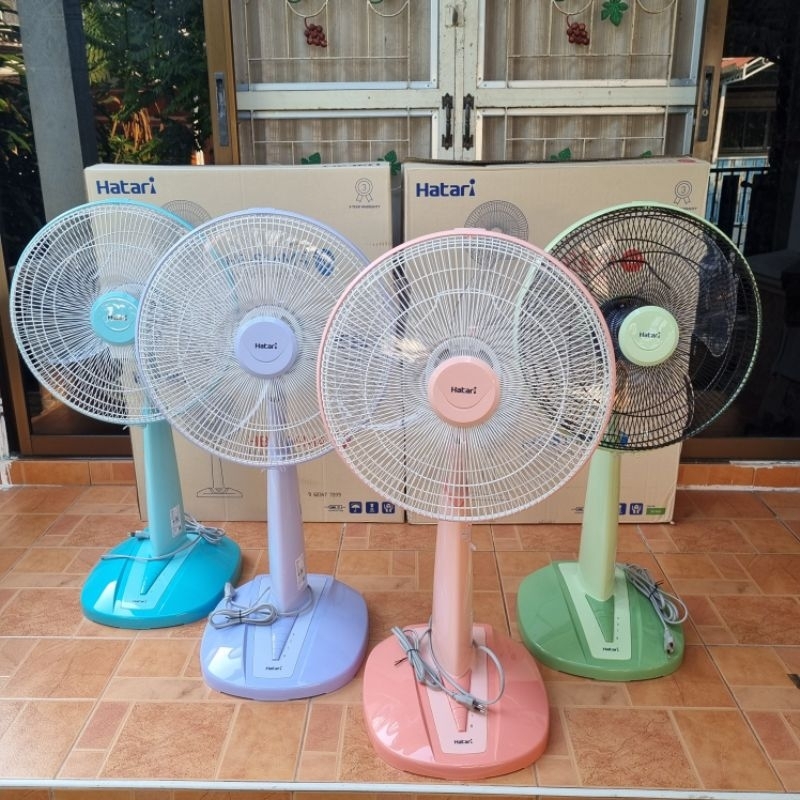 พัดลม ฮาตาริ 16 นิ้ว Hatari รุ่น HB-S16M4 สไลด์ปรับระดับสูงต่ำได้ 5 ...