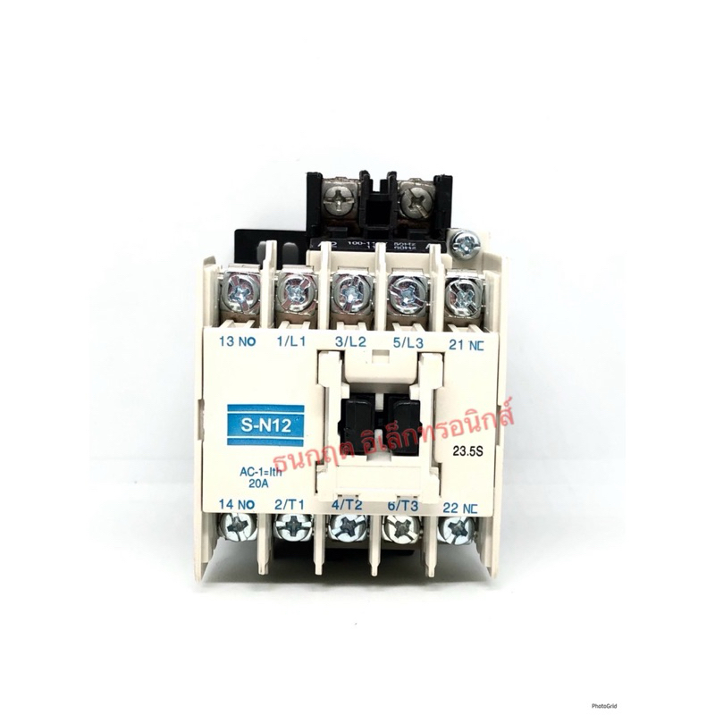 S-N12 SN12 lth=20A 110V/220V/380V ยี่ห้อ PNC แมกเนติก คอนแทคเตอร์ MAGNETIC CONTACTOR พร้อมส่ง ...