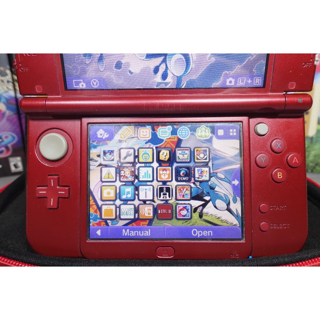 Nintendo New 3DS XL Metallic Red พร้อม Nintendo ID ZONE US | Shopee ...