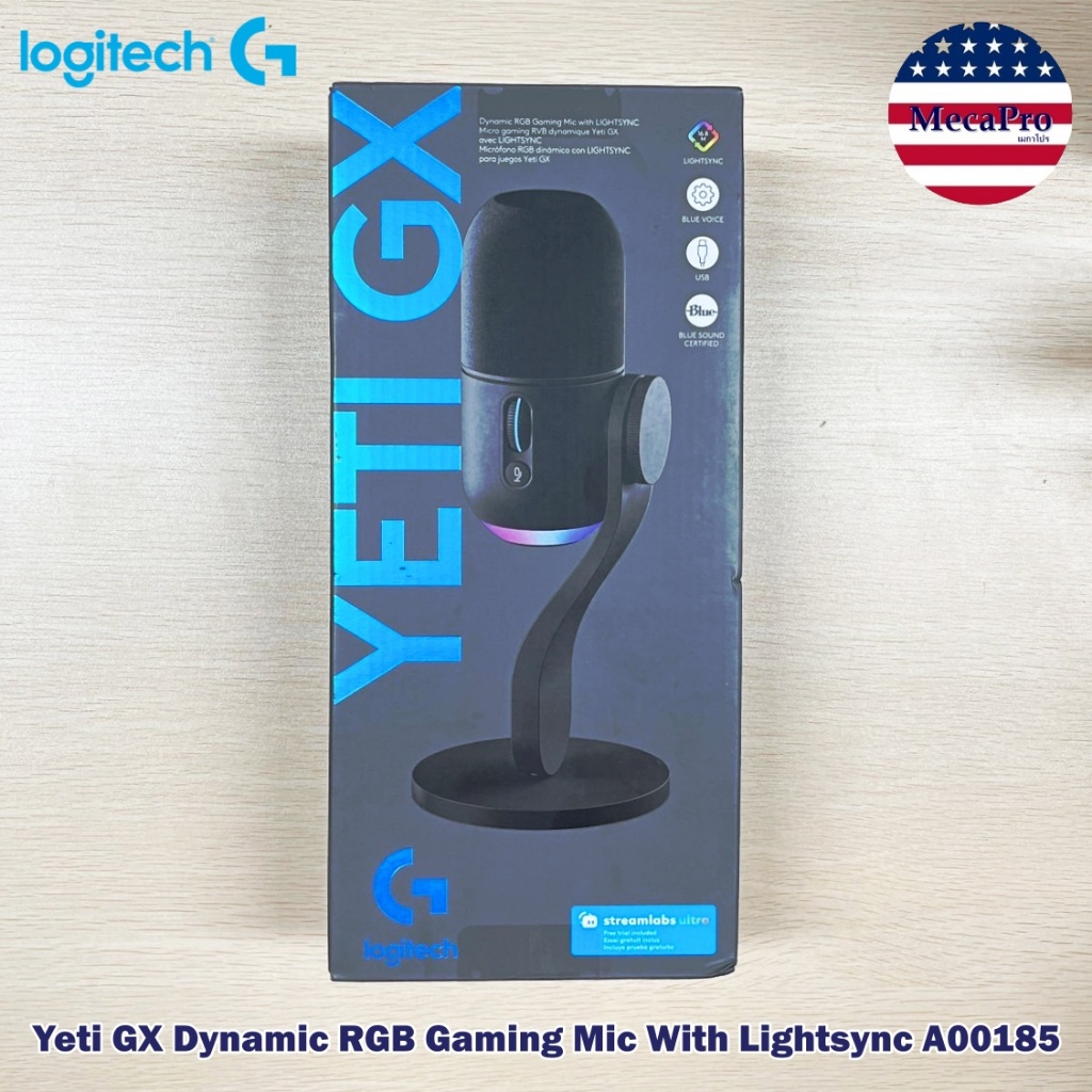 Logitech® Yeti GX Dynamic RGB Gaming Mic With Lightsync A00185 ไมโครโฟน ...