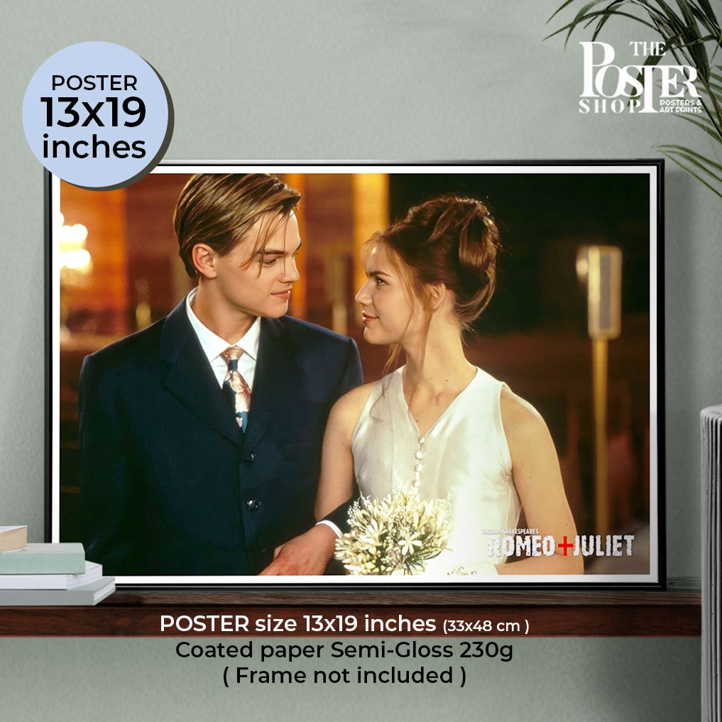Romeo + Juliet Poster (1996) โปสเตอร์ โรมิโอ แอนด์ จูเลียต "วิลเลี่ยม เ ...