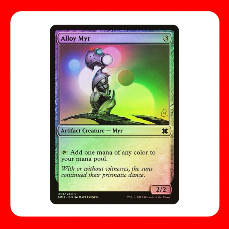[MTG] Alloy Myr [MM2] [ARTIFACT] [COMMON] [FOIL] [ENG] (การ์ดเมจิค ...
