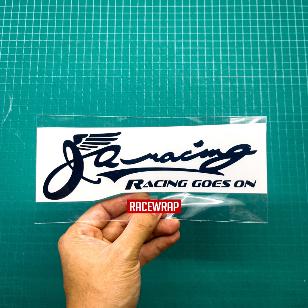 สติกเกอร์ JS RACING GOES ON แต่งรถ honda decal racing ของแต่งรถ ...