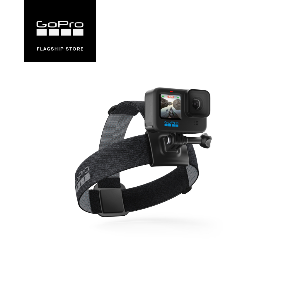 GoPro Mounts Head Strap 2.0 (Strappy)+Clip Mount สายรัดศีรษะพร้อมคลิป ...