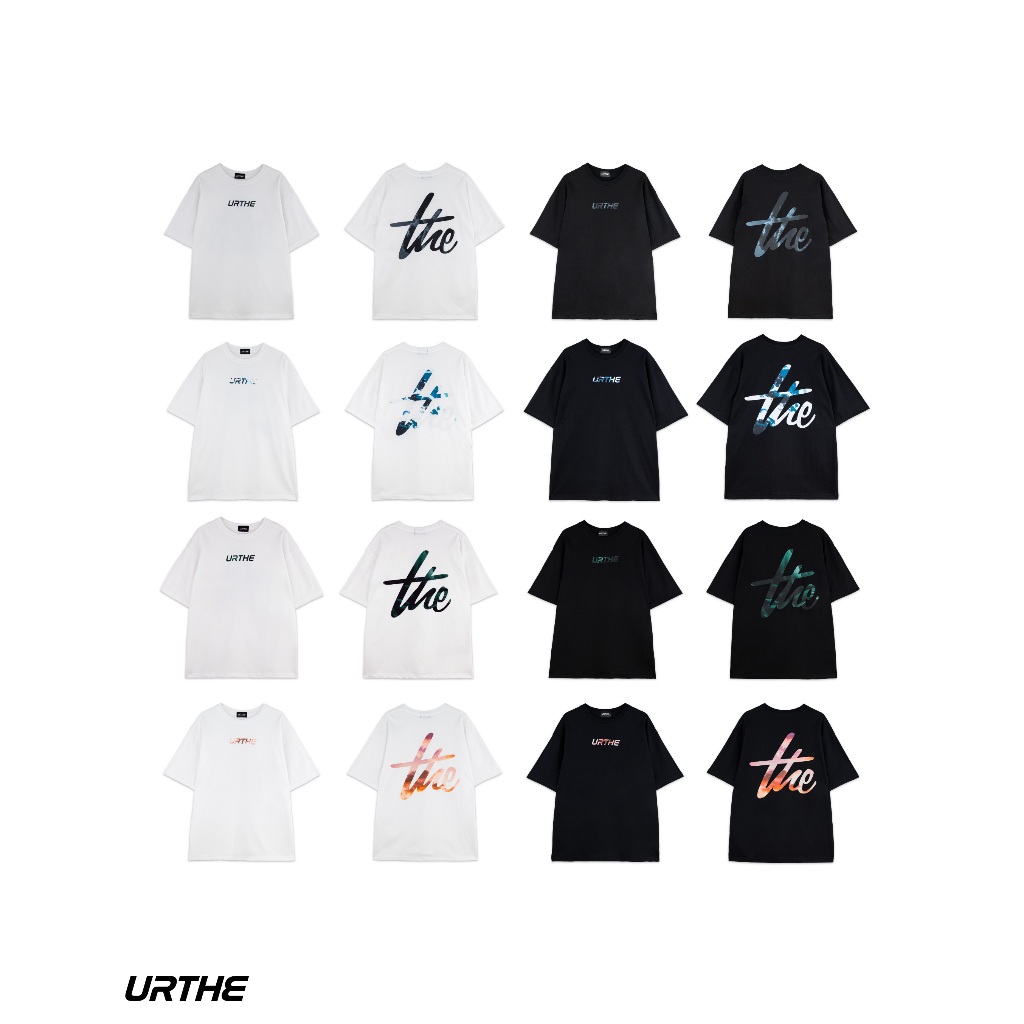 URTHE - เสื้อยืด แขนสั้น สกรีนลาย DFT BOX LOGO 2.0 | Shopee Thailand