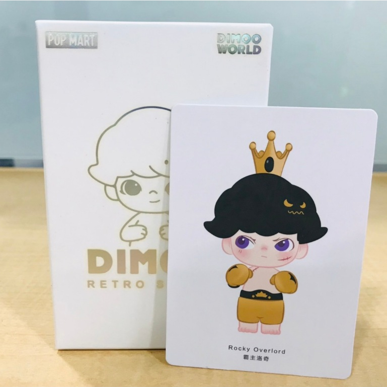 POPMART Dimoo World Retro Series Rocky Overlord | Shopee Thailand