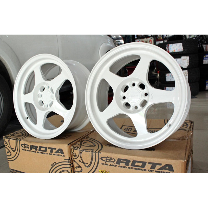 4วง ล้อROTA แท้ ลายSPOON ขอบ16x7” off35 4รู100 ของใหม่ | Shopee Thailand