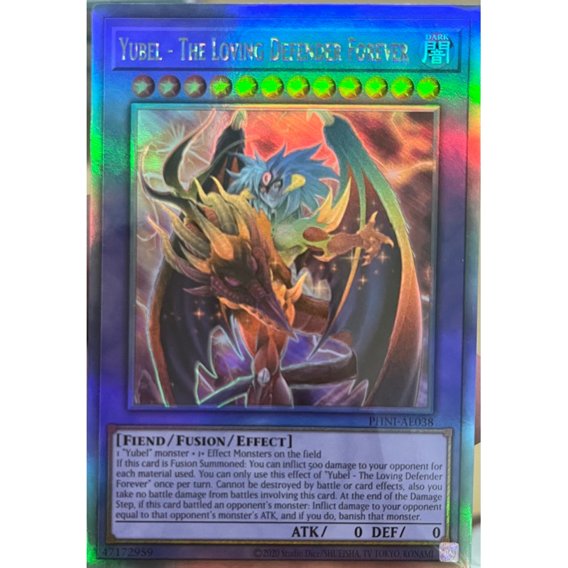 Yugioh Asia-Eng [PHNI-AE038] Yubel - the Loving Defender Forever ...
